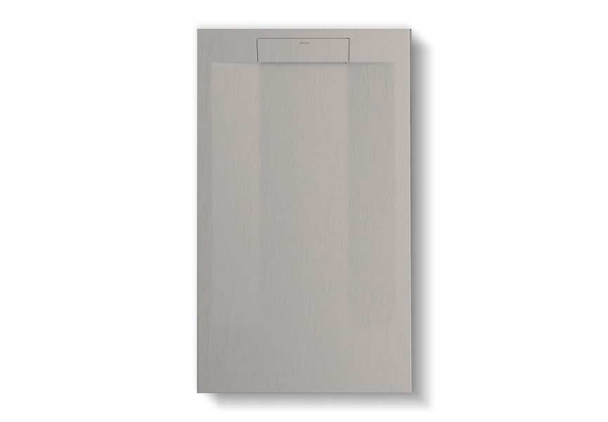 Receveurs de douche en résine Square Bruntec texture d'ardoise sur mesure / Decorasalledebain [2025]