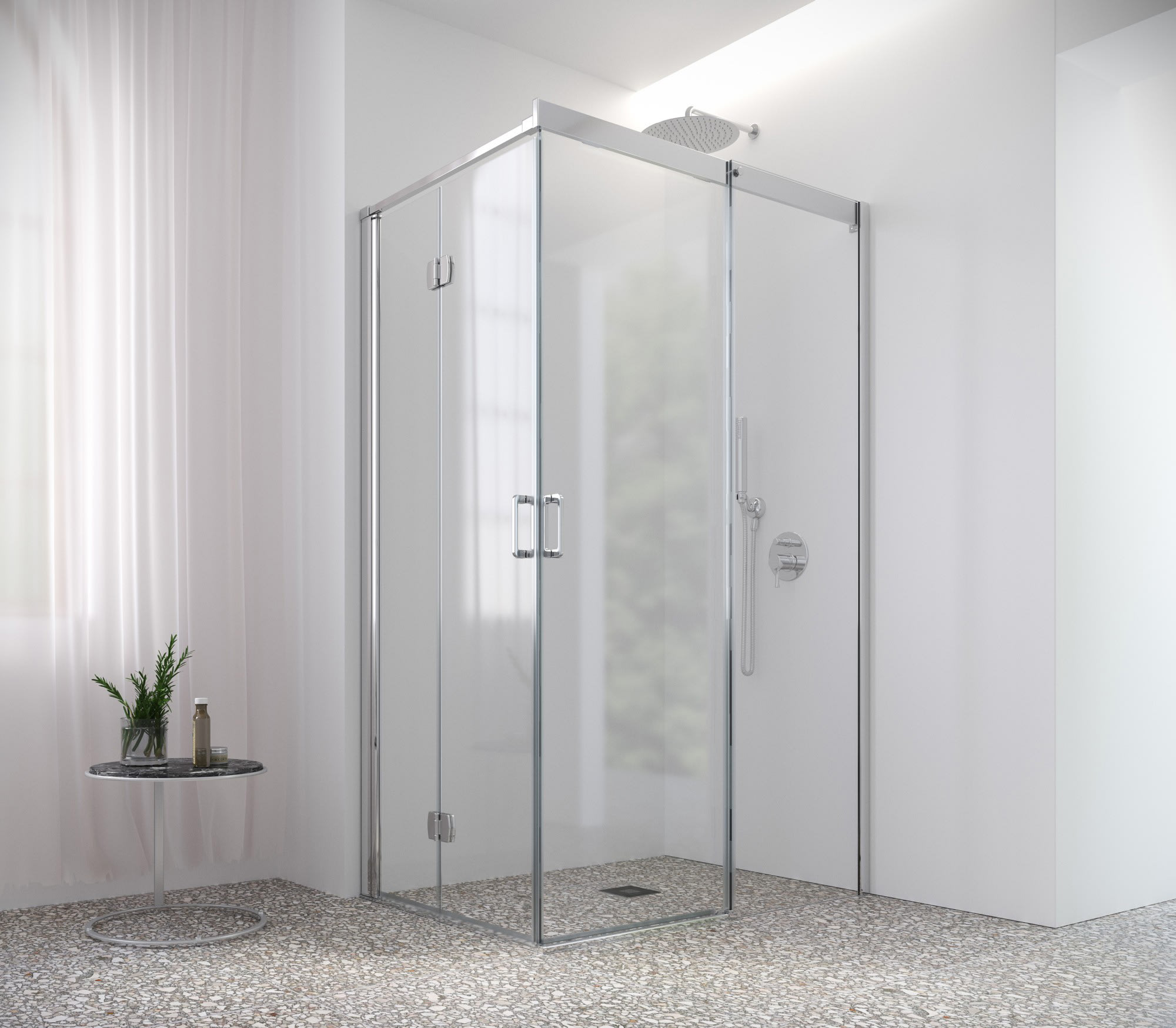 Paroi de douche Special (ES-215) Profiltek Mixte (coulissant + pliant ...