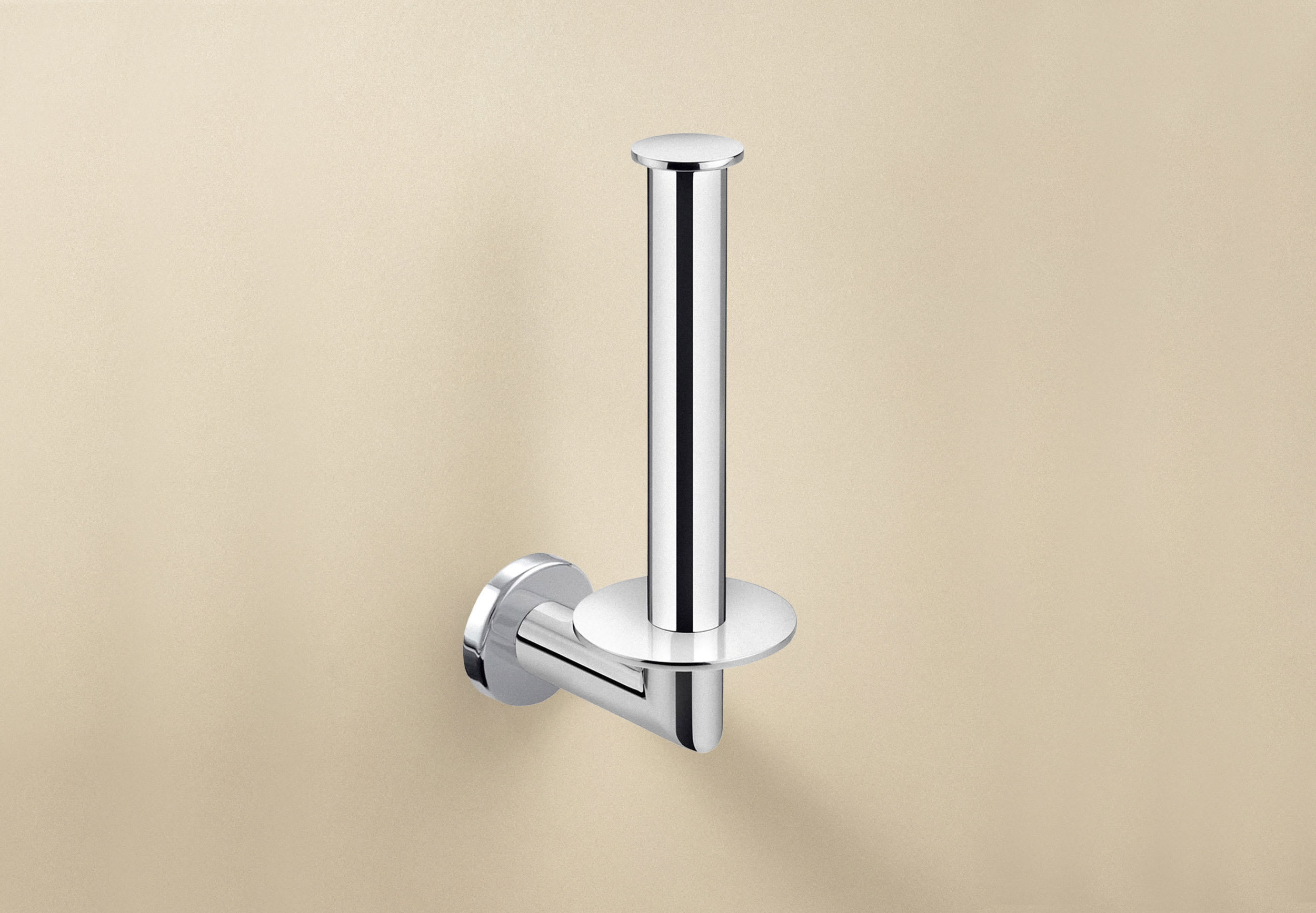 Porte-rouleau vertical Architect chrome 5.7x9x16.7 cm by Cosmic ...